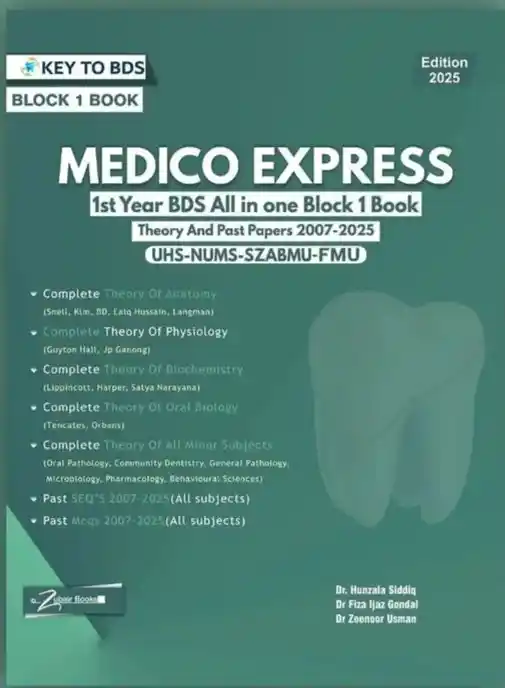 KEY TO BDS Block 1 by Medico Express For 1st Year BDS | BOOKS N BEYOND
